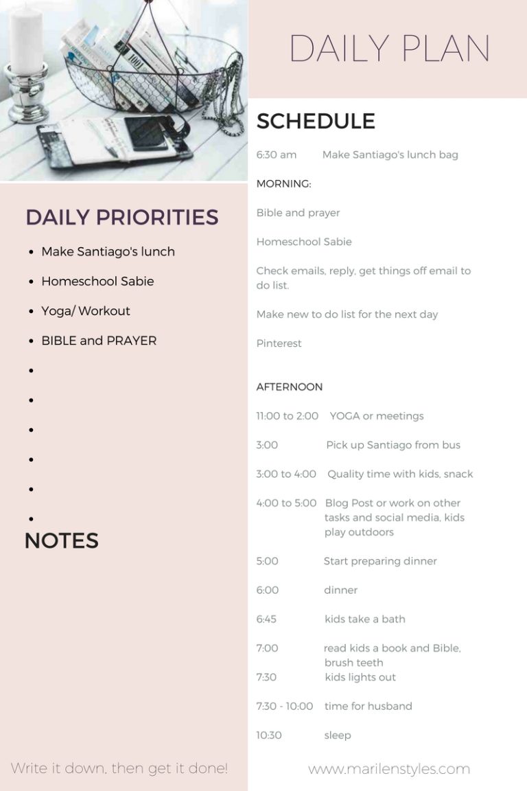12 Weeks To A New You, The Daily Plan Week 2